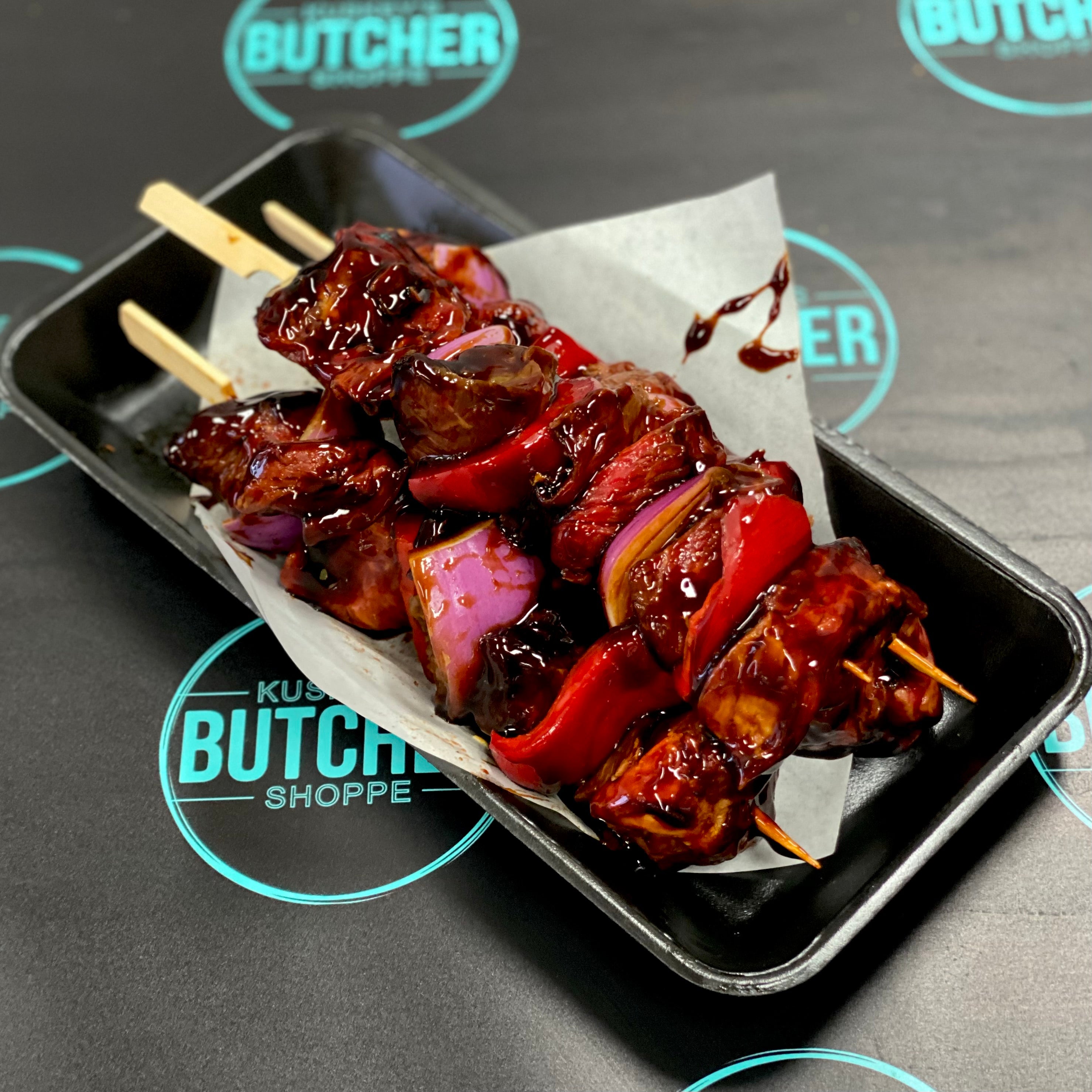 Beef & Vege Skewers Beef & Vege Skewers