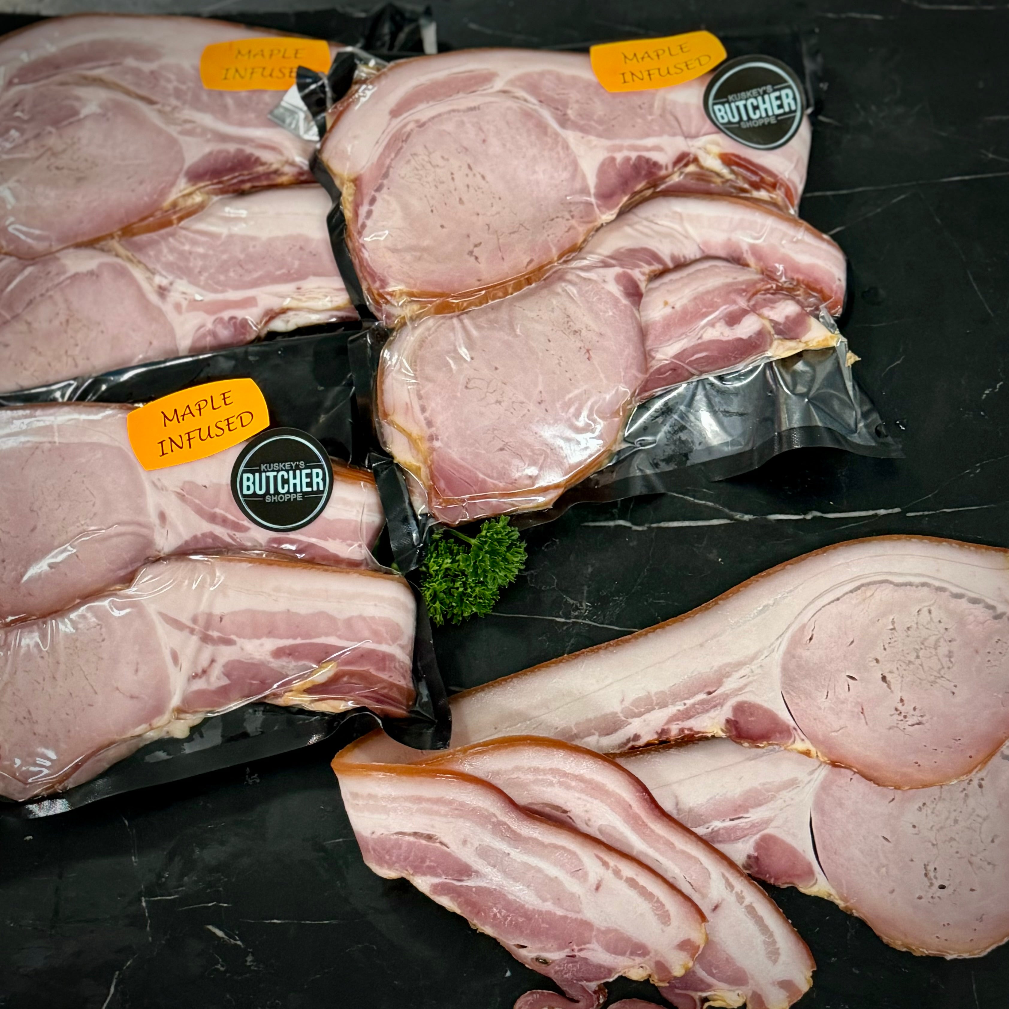 Woodsmoked Maple Infused Bacon