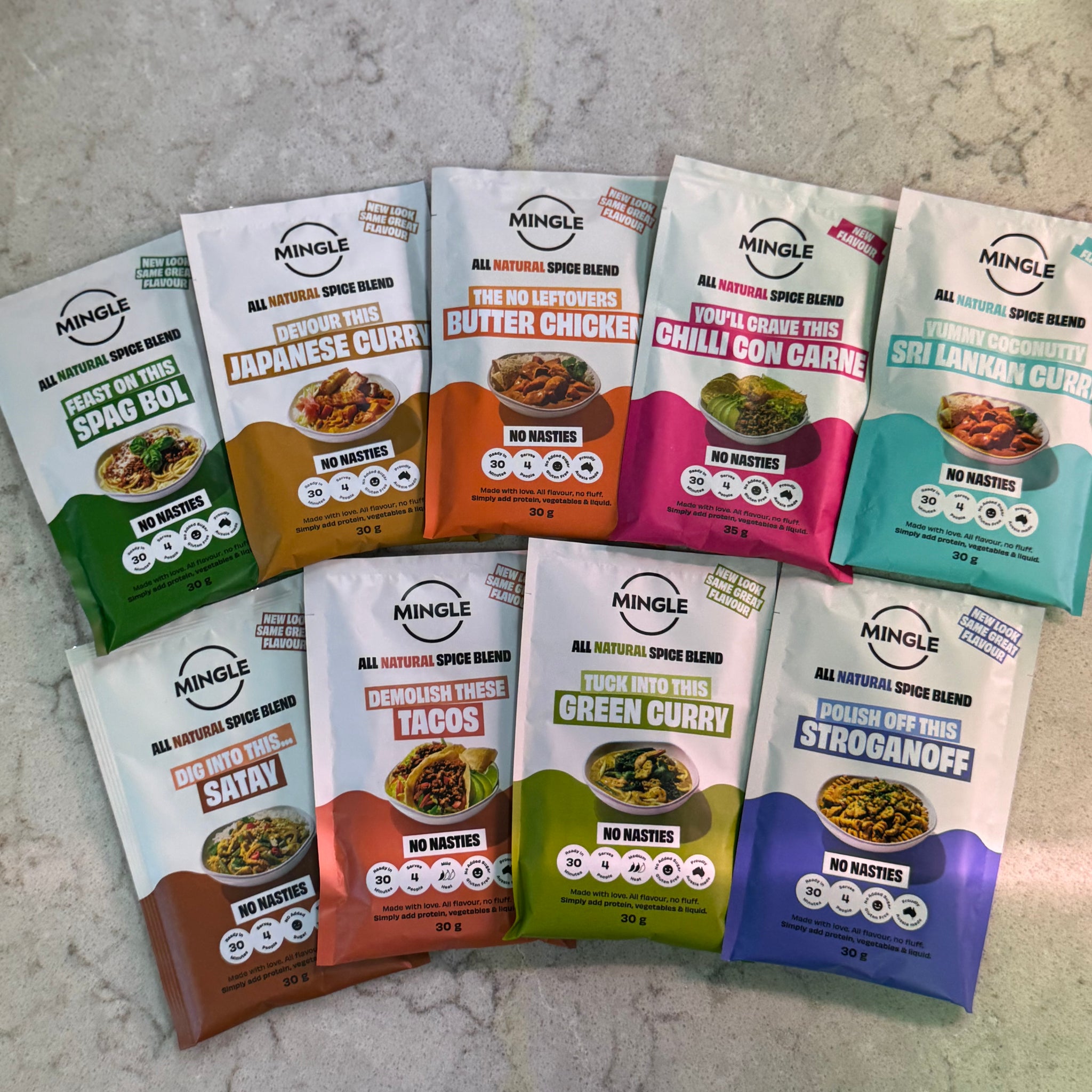 Mingle Recipe Bases - Assorted